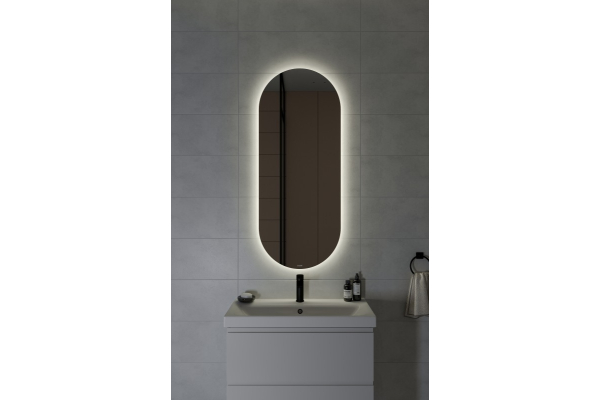 Зеркало Cersanit Eclipse smart 50x122 с подсветкой, овальное купить по ...
